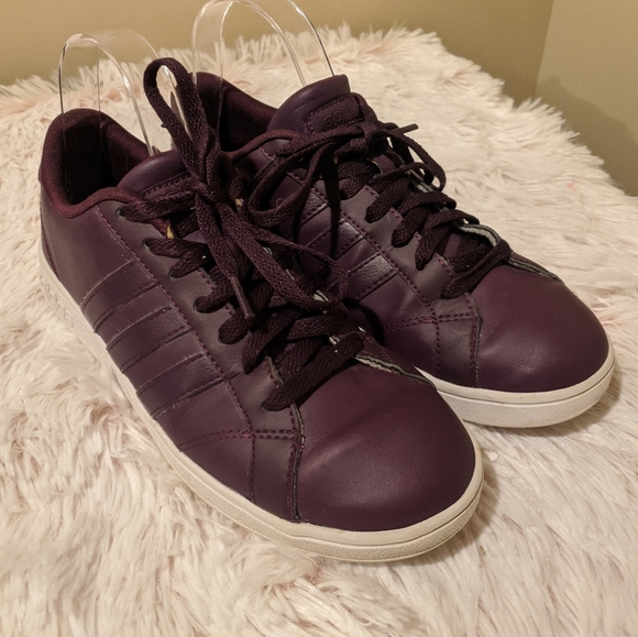 adidas | Shoes | Adidas Neo Baseline Merlot Purple Shoe | Poshmark